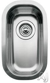 Blanco 510878 10 Inch Undermount Single Bowl Stainless Steel Sink