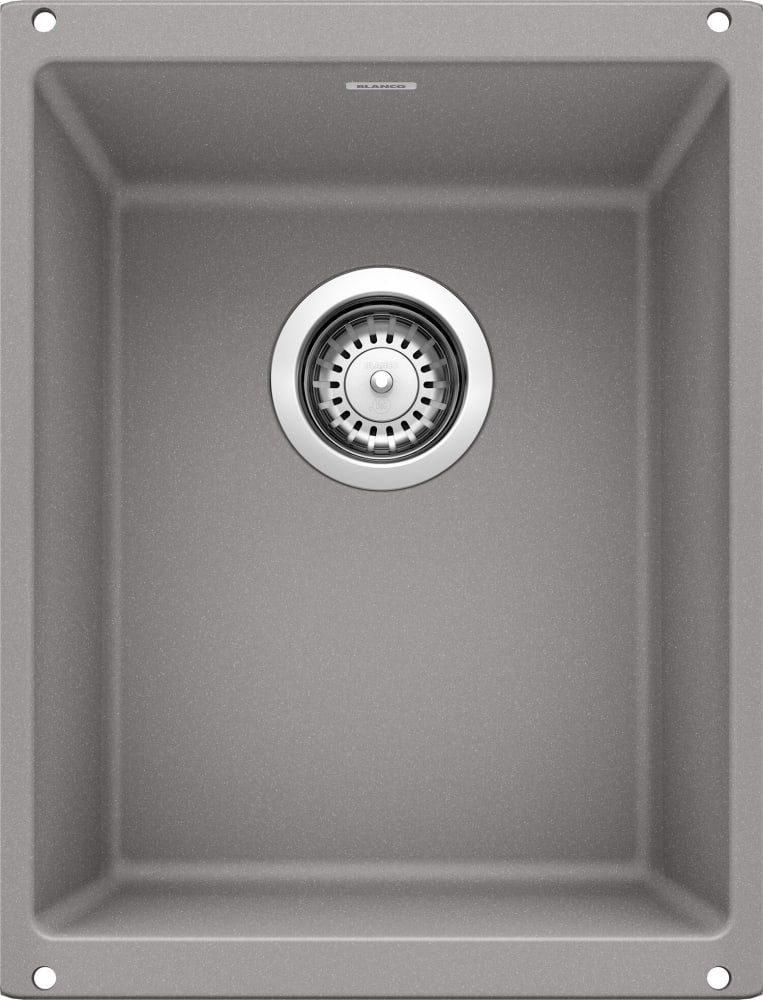 Blanco 513425 14 Inch Undermount Single Bowl Granite Sink with 7-1/2 ...