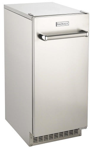 Fire Magic 5597 15 Inch High Capacity Stainless Steel Outdoor Ice Maker ...
