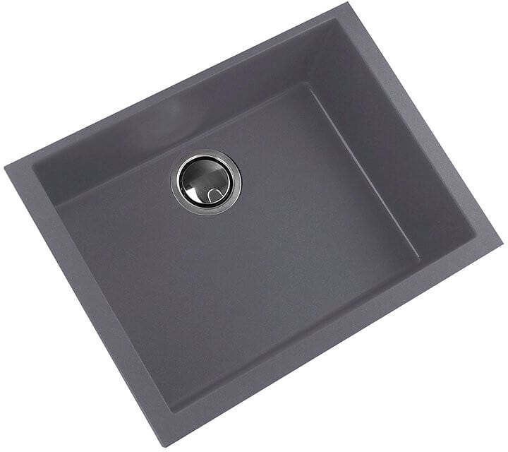 Nantucket Sinks PR2418TI 24 Inch Undermount Single Bowl Kitchen Sink ...