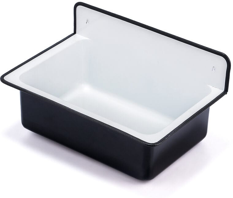 Nantucket Sinks NSACBS20BLKW 20 Inch Wallmount Bucket Sink with 6 1/4 ...