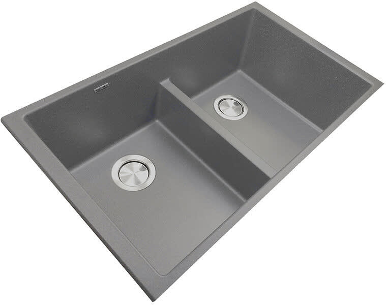 Nantucket Sinks PR5050LDTI 33 Inch Undermount Double Bowl Kitchen Sink ...