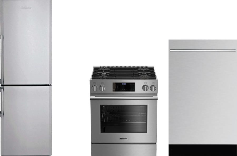 Blomberg BLRERADW2 3 Piece Kitchen Appliances Package with Bottom ...