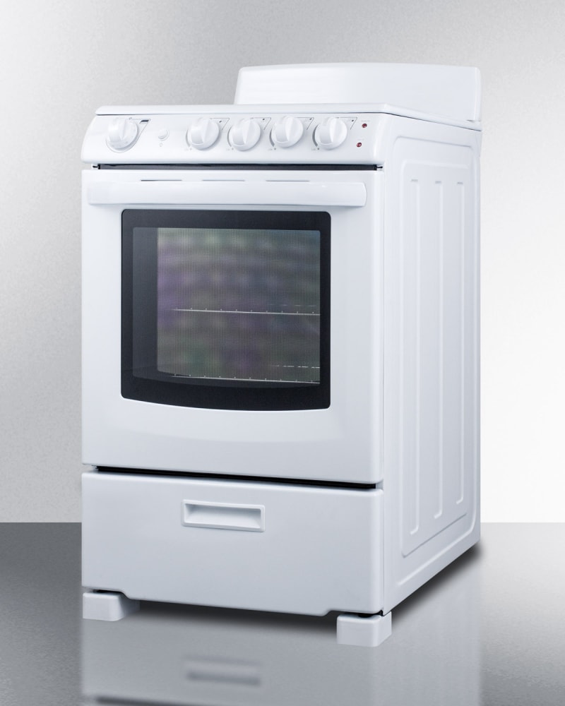 Summit REX2421W 24 Inch Freestanding Electric Range with Upfront ...