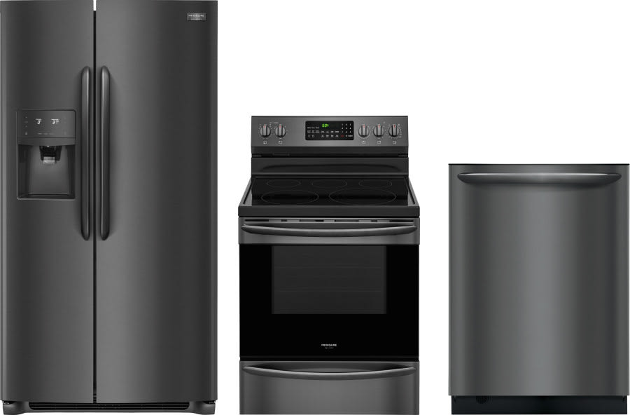 Frigidaire FRRERADW203 3 Piece Kitchen Appliances Package with Side-by ...