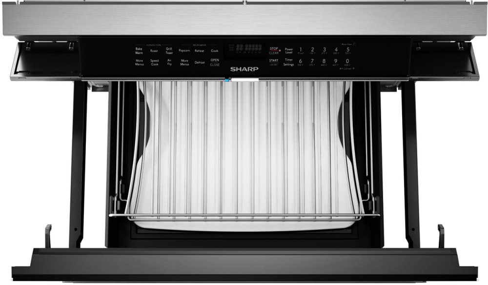 Sharp SMD2499FS 24 Inch Smart Convection Microwave Drawer with 1.4 Cu ...