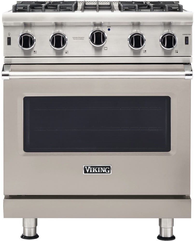 Viking VGIC53024BPG 30 Inch Gas Range with 4 Open Burners, 15,000 BTUs ...