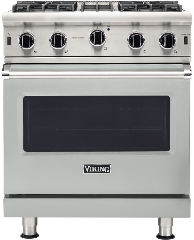 Viking VGIC53024BAG 30 Inch Gas Range with 4 Open Burners, 15,000 BTUs ...