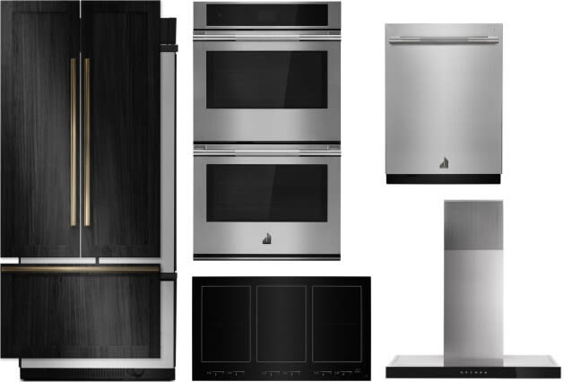 JennAir JARECTWODWRH125 5 Piece Kitchen Appliances Package with ...