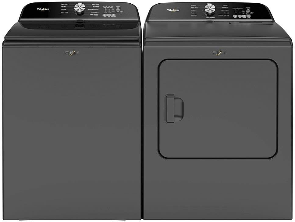 Whirlpool WHWADRGPB6150 Side-by-Side Washer & Dryer Set with Top Load ...