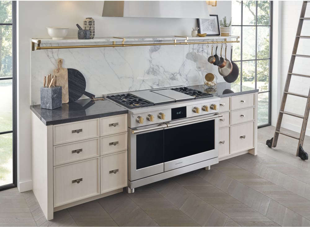 Monogram ZVC48STSS 48 Inch Custom Wall Mounted Stainless Steel Hood