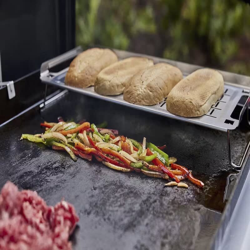 Weber 6784 Stainless Steel Griddle Keep Warm Rack