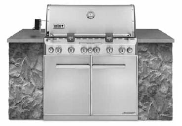 Weber 7460001 Summit® S-660s Built-in Gas Grill with 769 sq. in ...