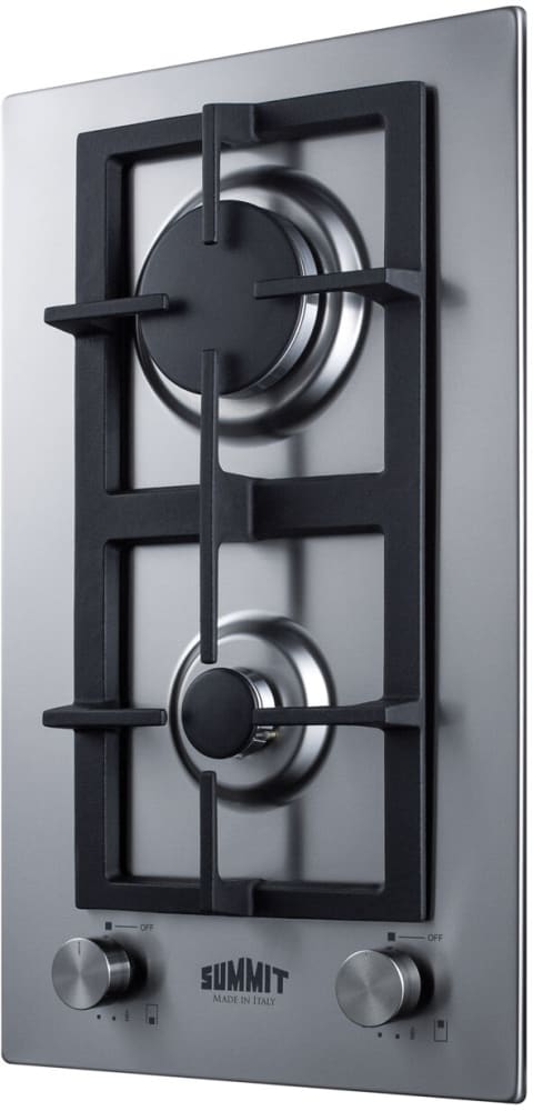 Summit GCJ2SSLP 12 Inch Liquid Propane Gas Cooktop with 2 Sealed ...