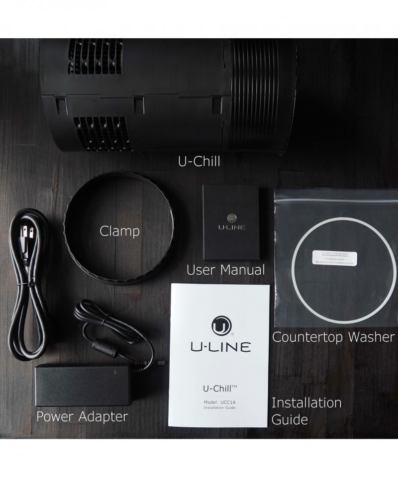 U-Line UCC1A U-Chill In-Counter Cooling Cylinder with Smart-Touch Crown ...