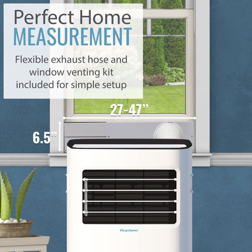 KeyStone KSTAP07PHA 7,000 BTU Portable Air Conditioner with I Sense ...