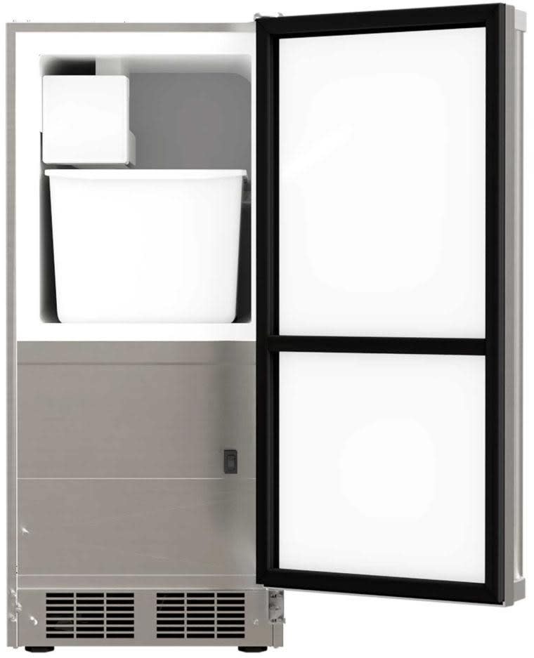 Marvel MO15CRS1XS 15 Inch Outdoor Crescent Ice Maker with 25 lbs Ice ...