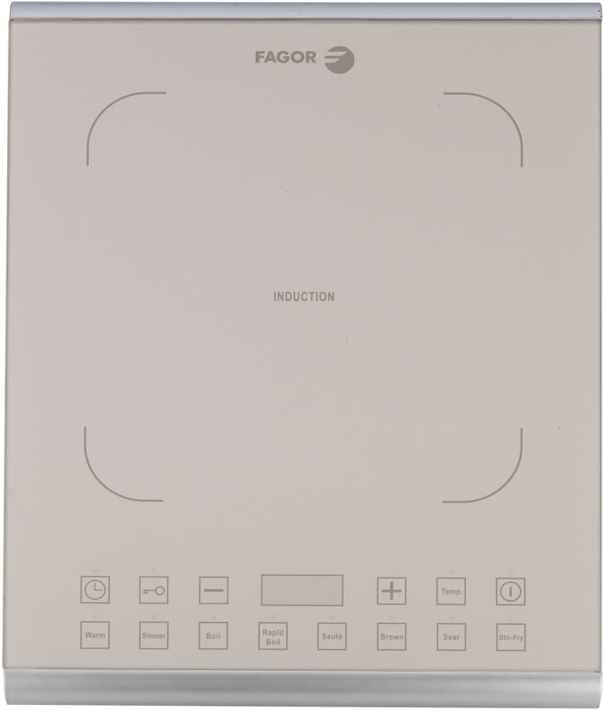 Fagor 962010059 Desert Sand Portable Induction Pro Cooktop with 8 Quick ...