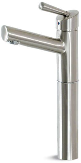 Hamat 33248SN Single Lever Lavatory Faucet with 5-7/10 Inch Spout Reach ...