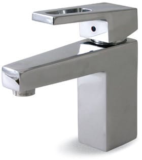 Hamat 33540PC Single Lever Lavatory Faucet with 4-4/5 Inch Spout Reach ...