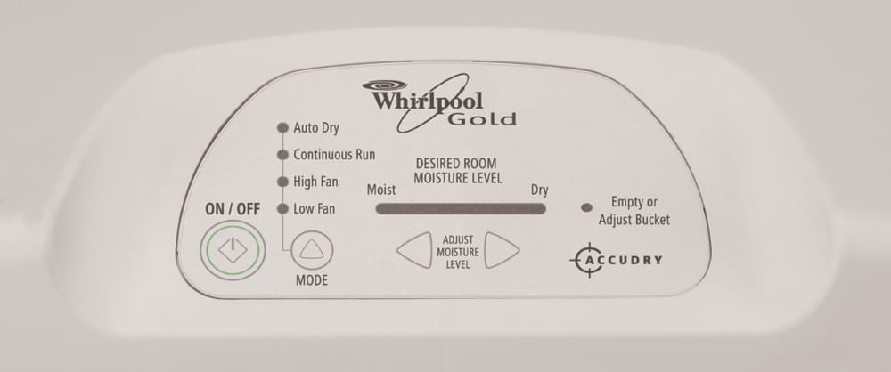 Whirlpool AD40USR 40 Pint Capacity Ultra Low Temperature Dehumidifier ...