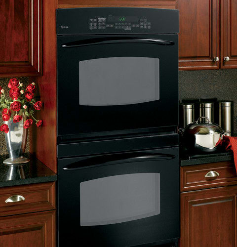 GE PT956BMBB 30 Inch Double Electric Wall Oven with 4.4 cu. ft ...