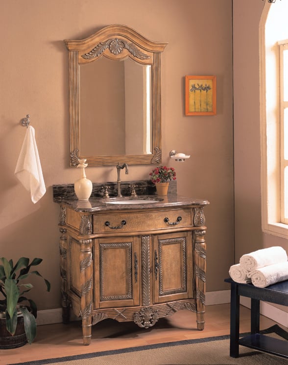 Empire Industries BO36 36 Inch Traditional Hand Carved Vanity with 2 ...
