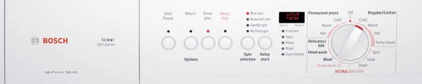 Bosch WFMC330SUC 27 Inch Front Load Washer with 3.81 cu. ft. Capacity ...