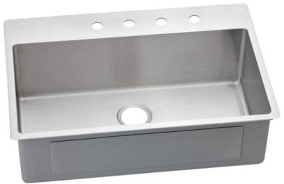 Elkay EFRTUS3322105 33 Inch Drop-In/ Undermount Single Bowl Stainless ...