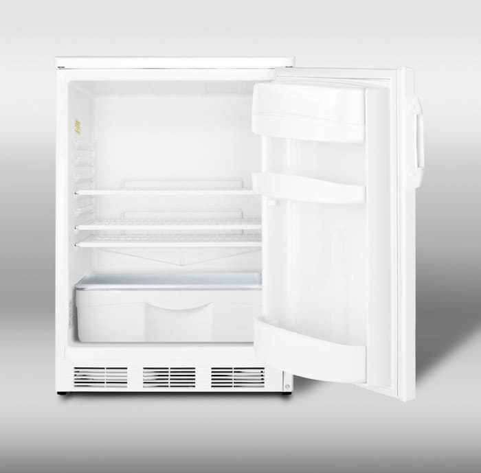 Summit FF6KEYPAD 5.5 cu. ft. Compact Refrigerator with Adjustable Glass ...