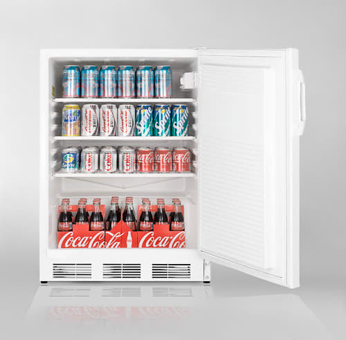 AccuCold FF7KEYPAD 5.5 cu. ft. Compact Refrigerator with Adjustable ...