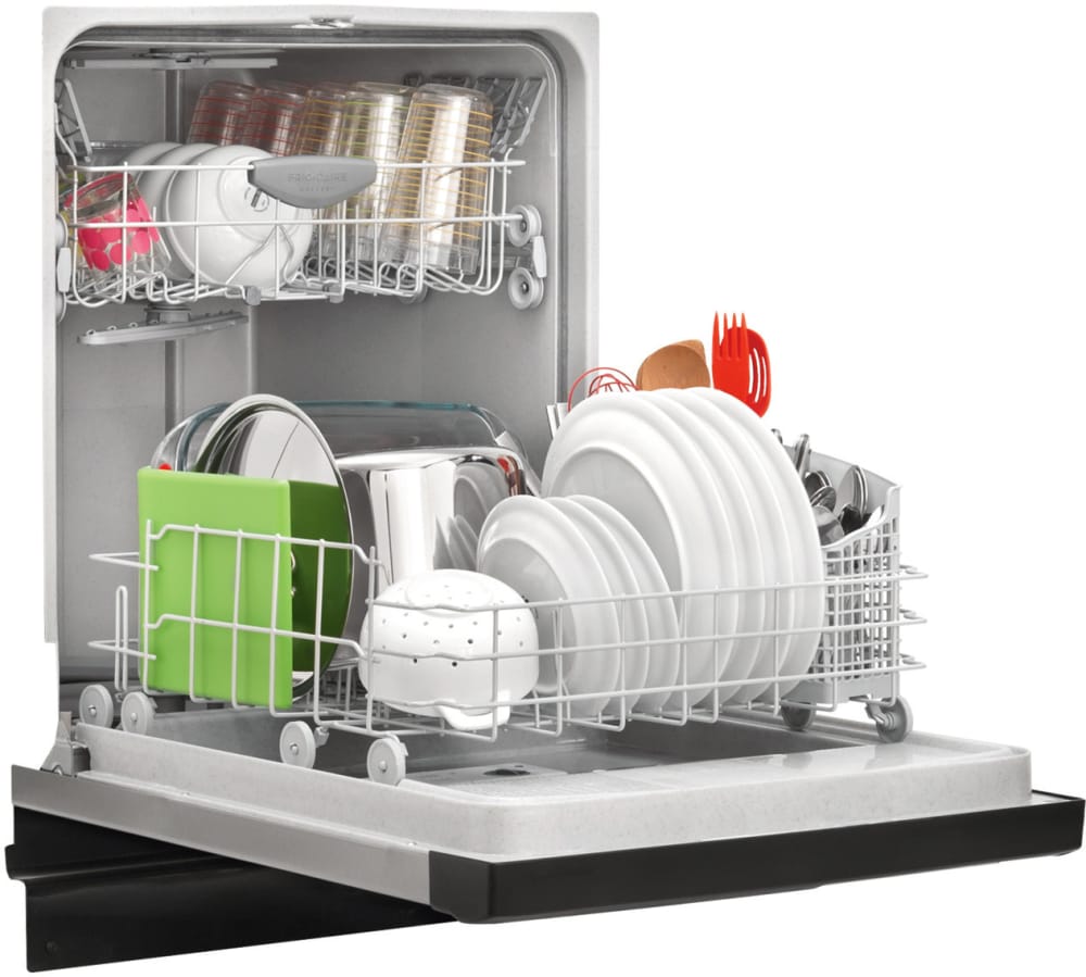 Frigidaire FGBD2435NF Full Console Dishwasher with 14-Place Settings, 4 ...