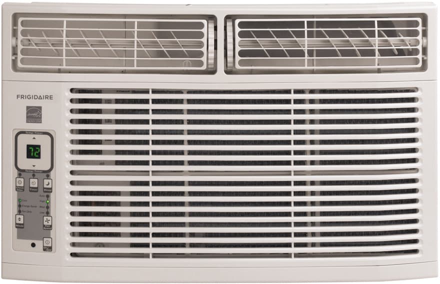 Frigidaire FRA053XT7 5 000 BTU Window Room Air Conditioner with 9.7 Energy Efficiency Ratio 150 sq. ft. Cooling Area Electronic Temperature Control Remote Control 2 Speed Fan Control and 2 Way Directi...