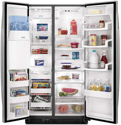 Whirlpool GC5SHAXVY 24.5 cu. ft. Counter-Depth Side by Side ...