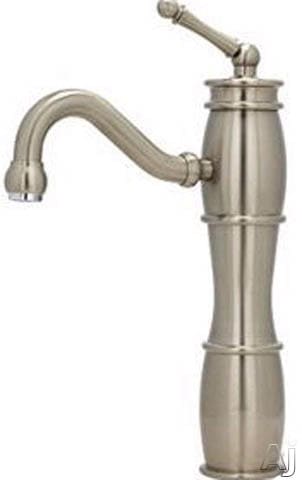 Hamat 33194PC Single Lever Cast Spout Bathroom Faucet with 6-9/10 Inch ...