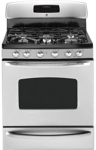 GE JGB820SEPSS 30 Inch Freestanding Gas Range with 5 Sealed Burners, 5. ...