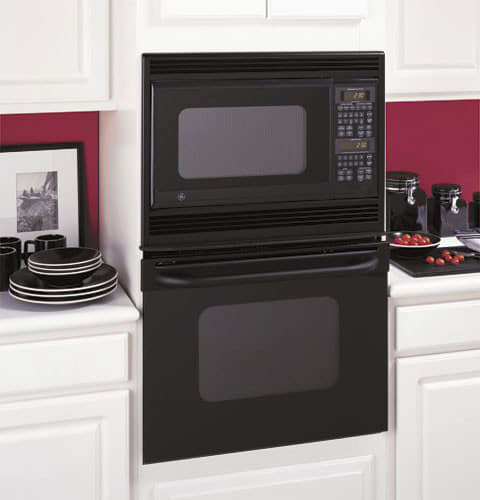 GE JKP86BFBB 27 Inch Built-in Combination Microwave Double Wall Oven ...