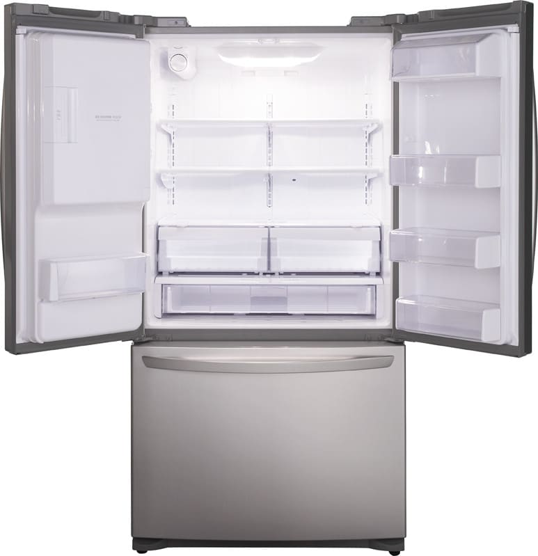 LG LFX25961AL 24.7 cu. ft. French Door Refrigerator with 4 Split Slide ...