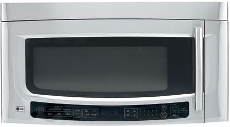 LG LMVM2055ST 2.0 Cu. Ft. Monitor Style Over-the-Range Microwave Oven ...