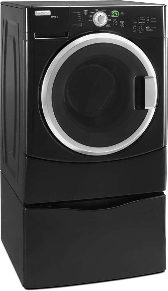 Maytag MHWZ400TB 27 Inch Front-Load Washer with 3.7 cu. ft. Capacity, 8 ...