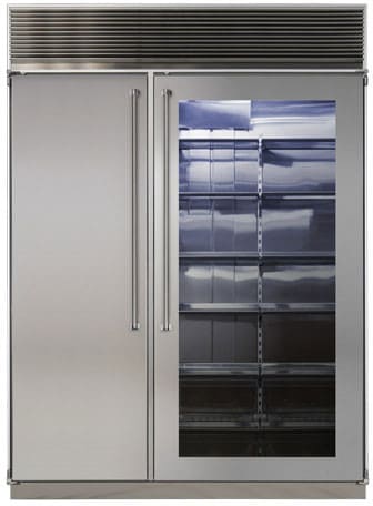 Marvel MPRO60CSSSGX 60 Inch Built-in Side by Side Refrigerator with 39. ...
