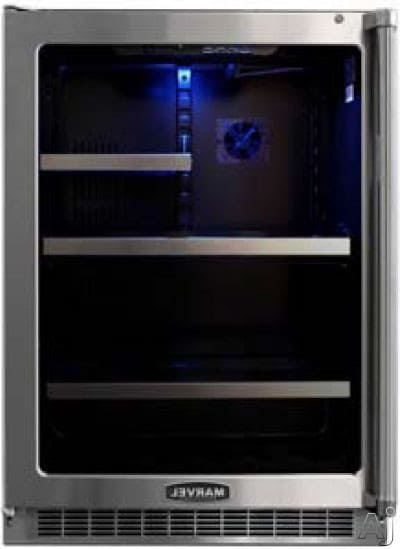 Marvel MPRO6GARMBSLL 24 Inch Undercounter Refrigerator/Beverage Center ...