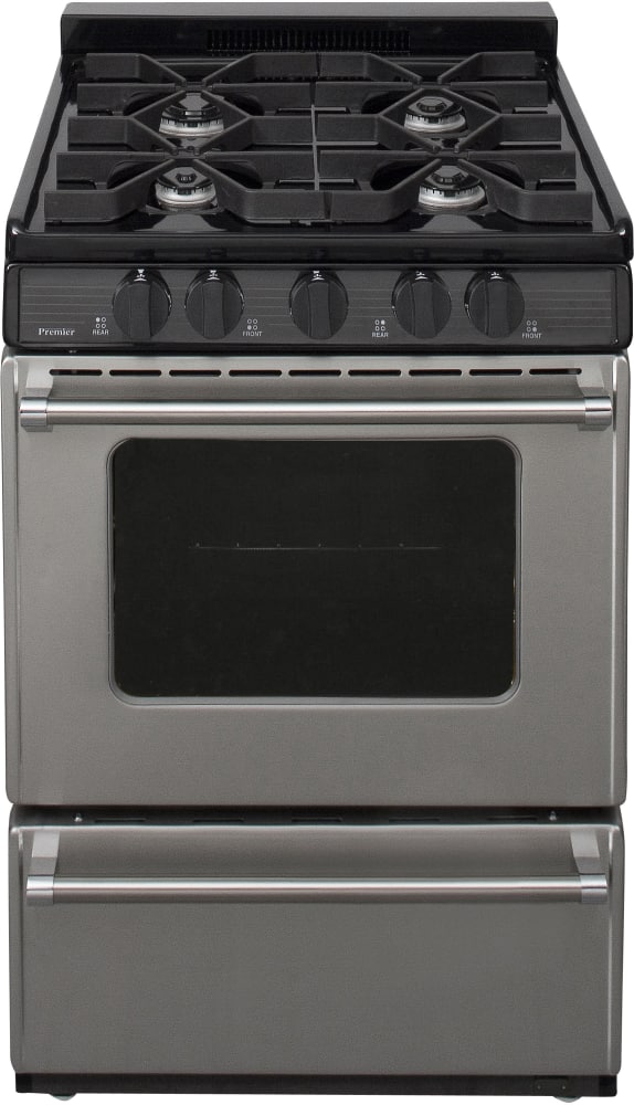 Premier P24B3102P 24 Inch Freestanding Gas Range with 4 Sealed Variable ...