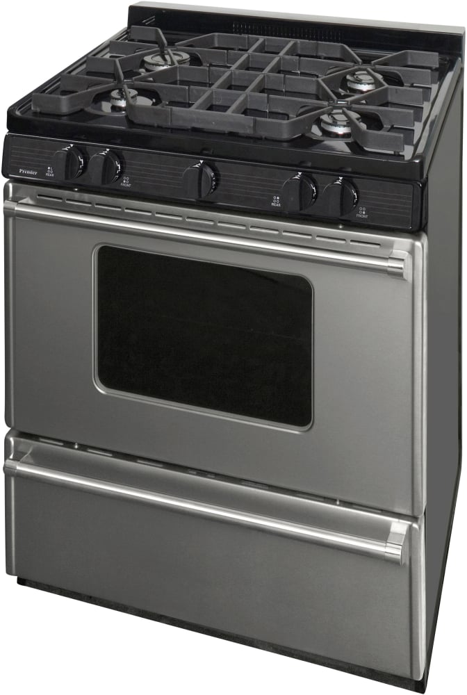 Premier P30B3102P 30 Inch Freestanding Gas Range with 4 Sealed Variable ...