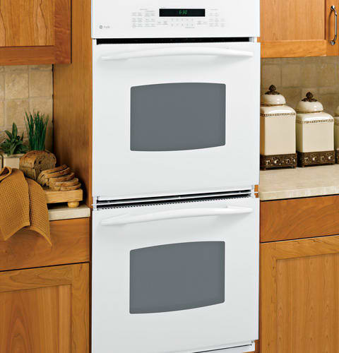 GE PK956DRWW 27 Inch Double Electric Wall Oven with 3.8 cu. ft ...