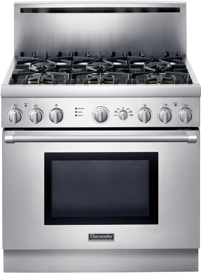 Thermador PRD366EHU 36 Inch Pro-Style Dual-Fuel Range with 6 Star ...