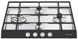 Smeg PTS605NU3 24 Inch Gas Cooktop with 4 Sealed Burners Including a ...