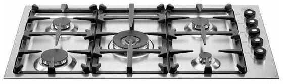 Bertazzoni Q36500X 36 Inch Gas Cooktop with 5 Sealed Burners ...