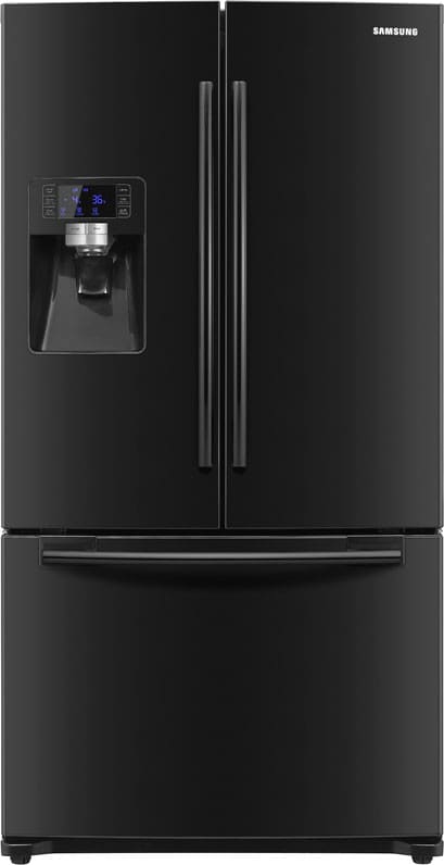 Samsung RFG297AABP 28.5 cu. ft. French-Door Refrigerator with 5 Glass ...