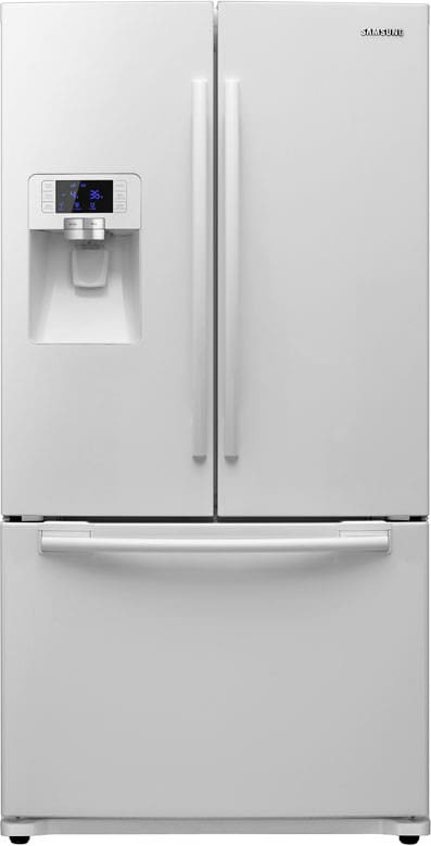 Samsung RFG297AAWP 28.5 cu. ft. French-Door Refrigerator with 5 Glass ...